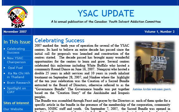 Newsletters – YSAC